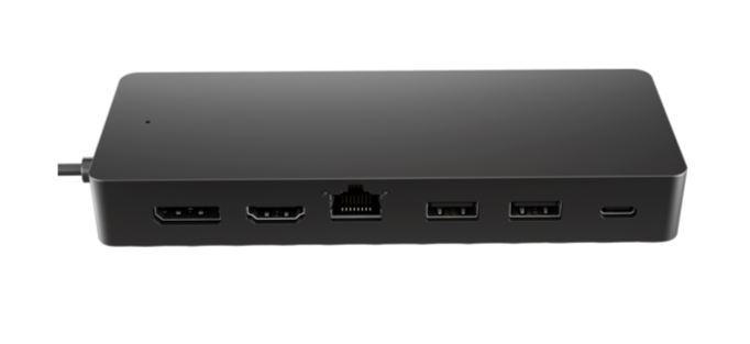 תחנת עגינה אוניברסלית HP Universal USB-C Multiport Hub 50h98aa