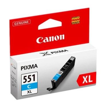 ראש דיו מקורי Canon CLI-551C XL צבע כחול