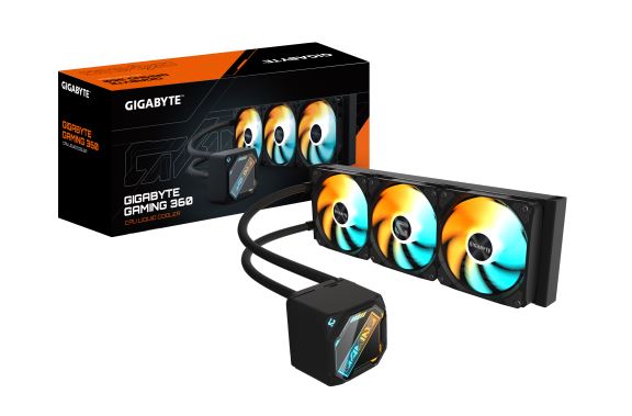 קירור נוזלי משולש Gigabyte Gaming 360 3XARGB 120MM Fan Black