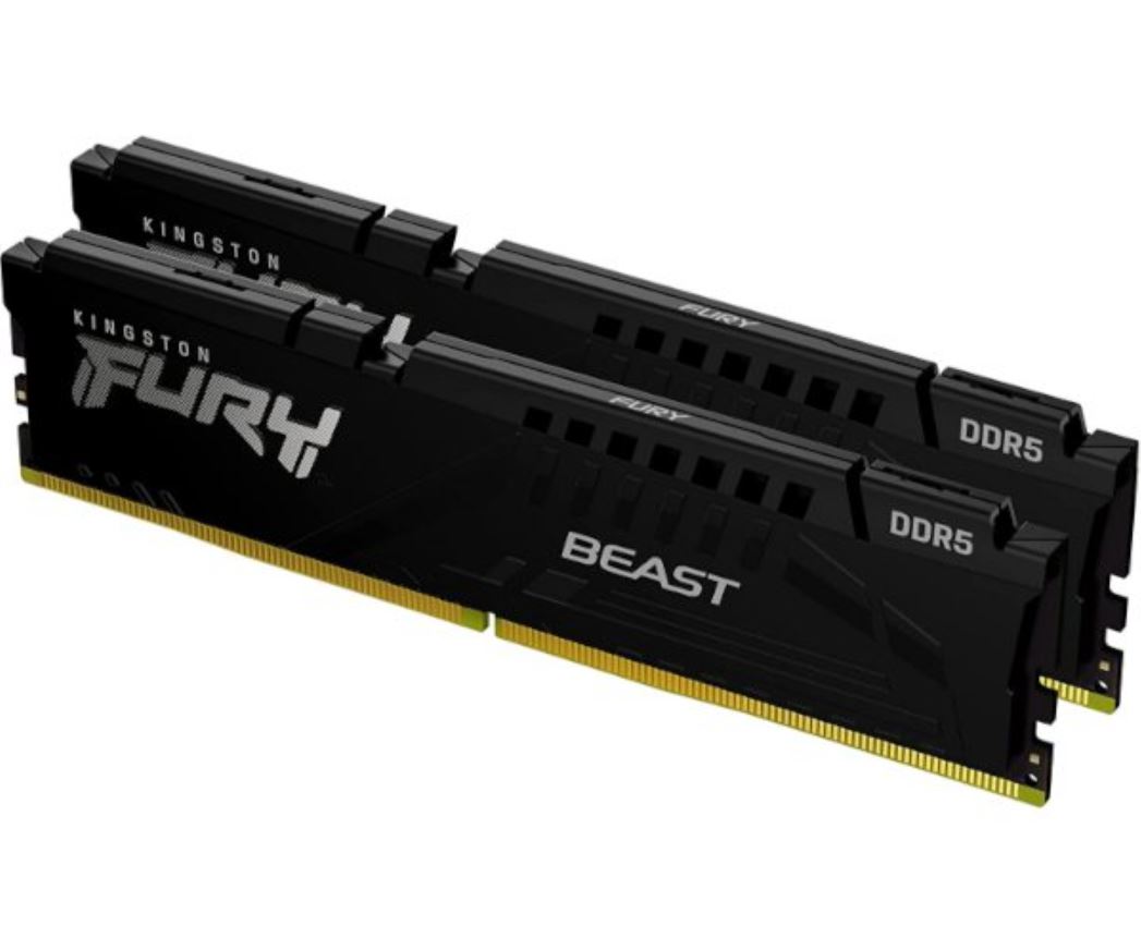 זיכרון לנייח קיט Kingston Fury Beast 64GB 2X32 DDR5 5600MHZ C40 ...