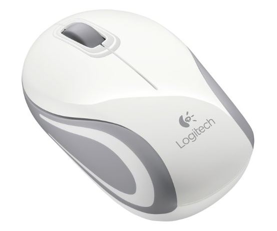 LOGM187WHITE עכבר אלחוטי Logitech Mini M187 Retail - צבע לבן