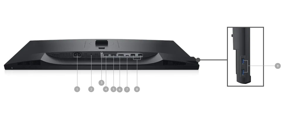 מסך מחשב חברת Dell דגם P2421DC 23.8 QHD LED USB C