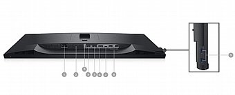 מסך מחשב חברת Dell דגם P2421DC 23.8 QHD LED USB C