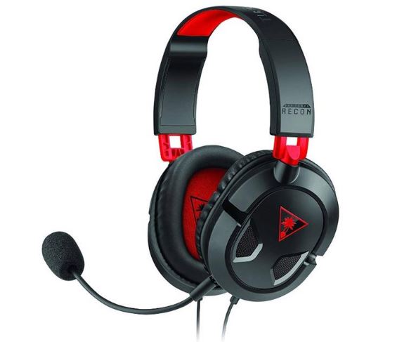 אוזניות גיימינג חברת Turtle Beach דגם Ear Force Recon 50